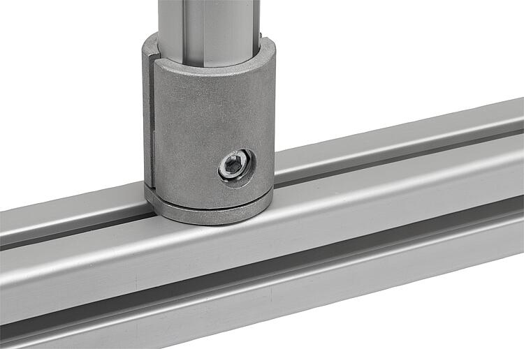 T-spojky Ø30 s přípojkou k drážce 8 typ I, s pojistkou proti pootočení ...