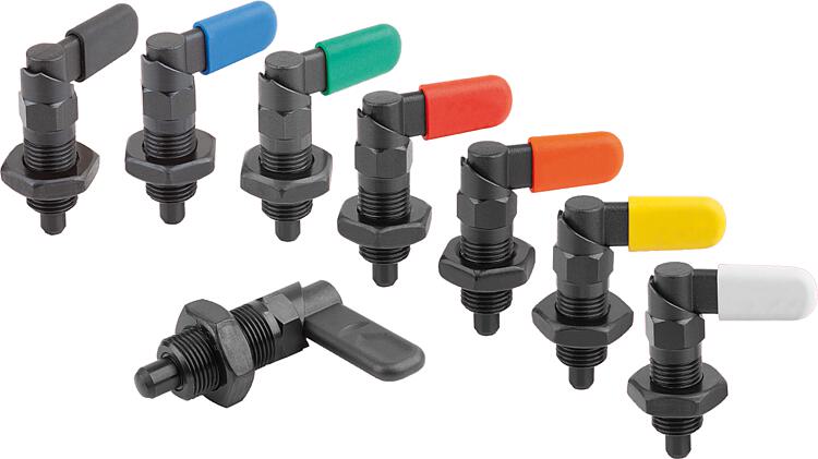 Locking pins with lever and hexagon head | Marek.eu