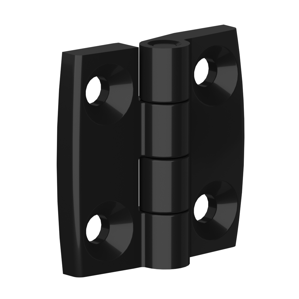 Square design zamak hinge | Marek.eu
