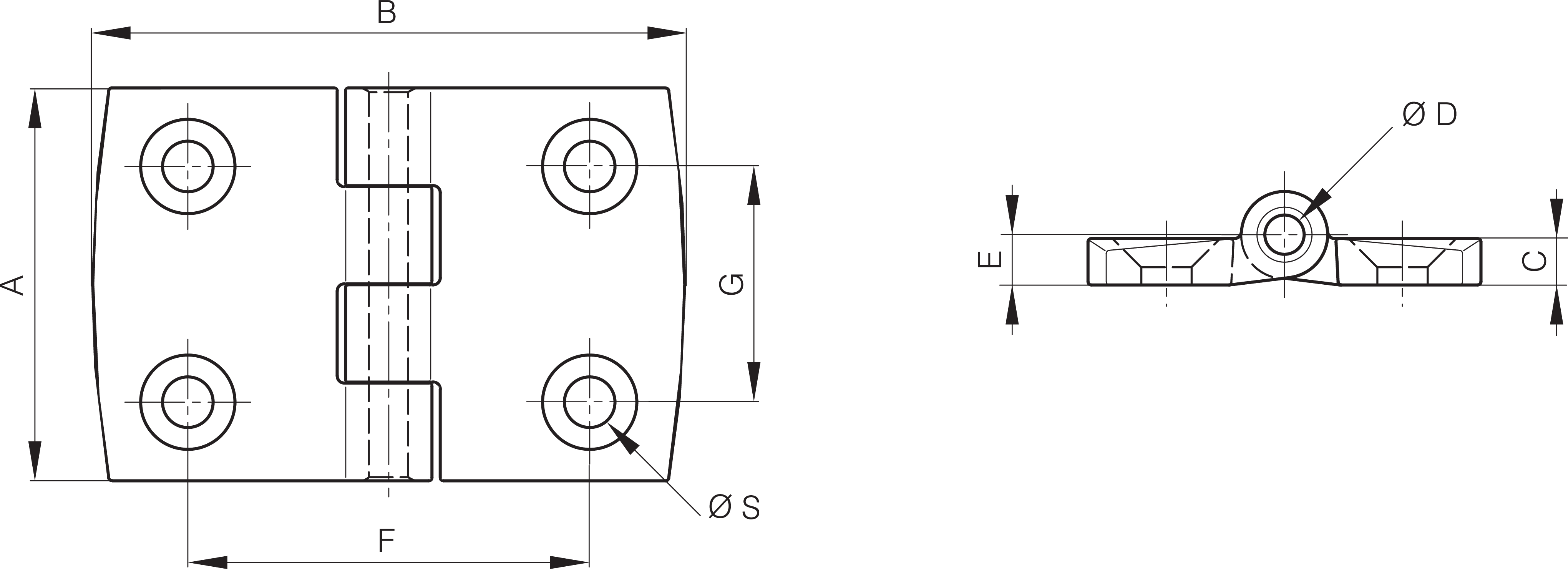 Design zamak hinge | Marek.eu